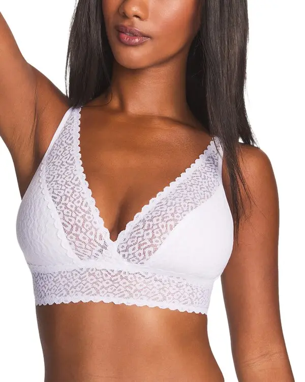 Wacoal High Bar Lace Bralette - White