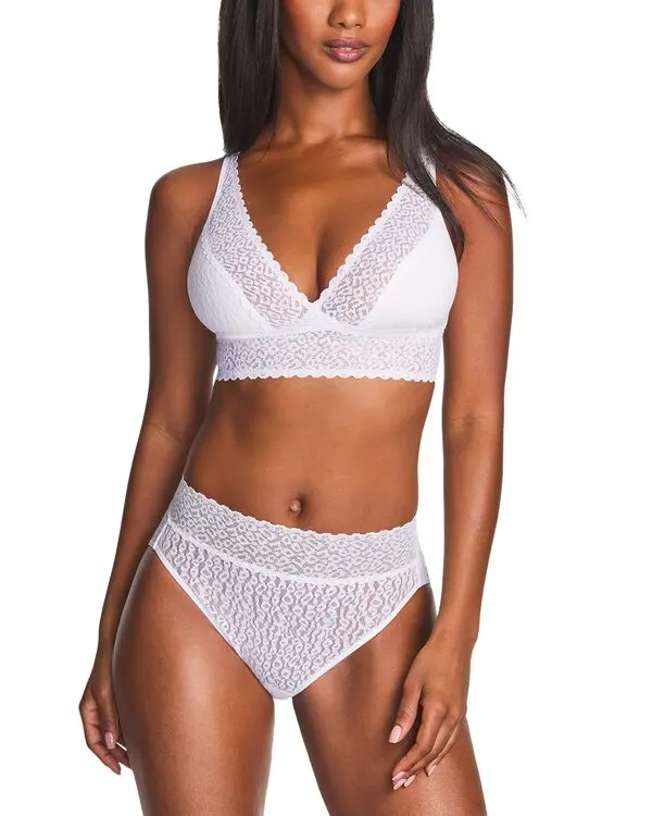 Wacoal High Bar Lace Bralette - White
