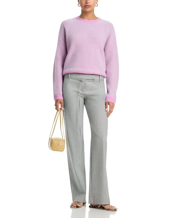 Aqua Cashmere 100% Cashmere Crewneck Sweater Exclusive