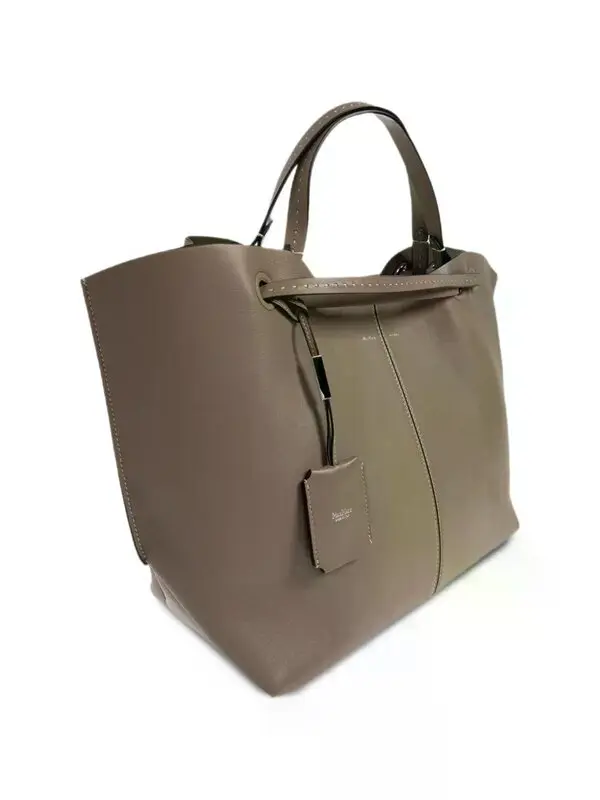 Max Mara Leather Shopper - Neutrals