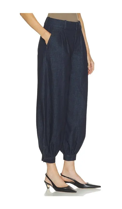 Sanctuary Balloon Denim Trouser In Blue