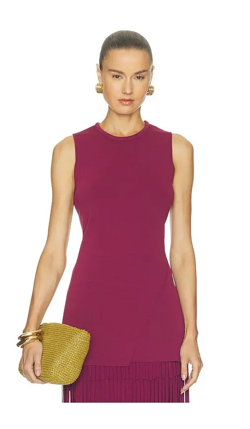 SIMONMILLER Dara Knit Top In Wine