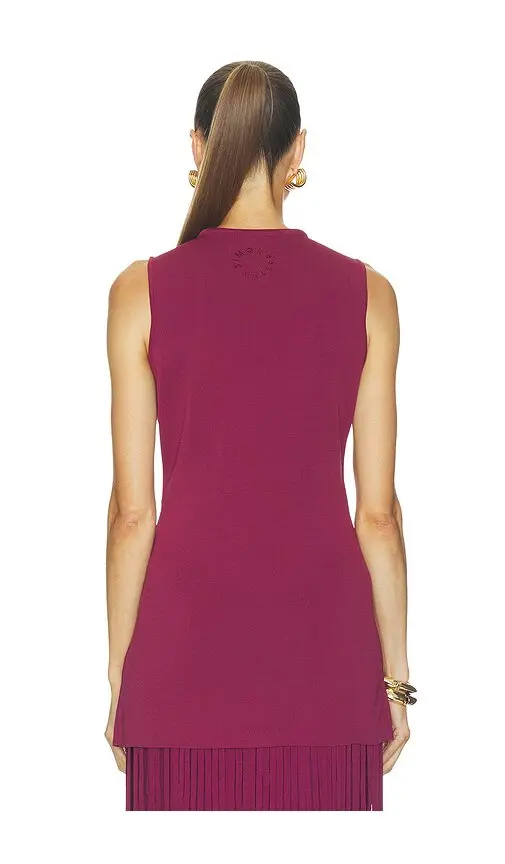SIMONMILLER Dara Knit Top In Wine