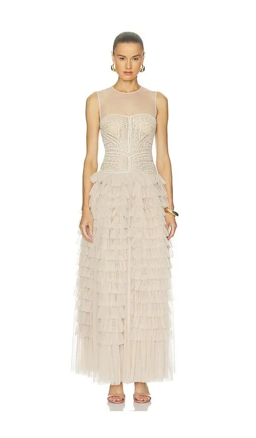 Ulla Johnson Crochet & Tulle Gown