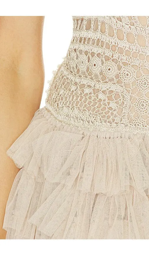 Ulla Johnson Crochet & Tulle Gown