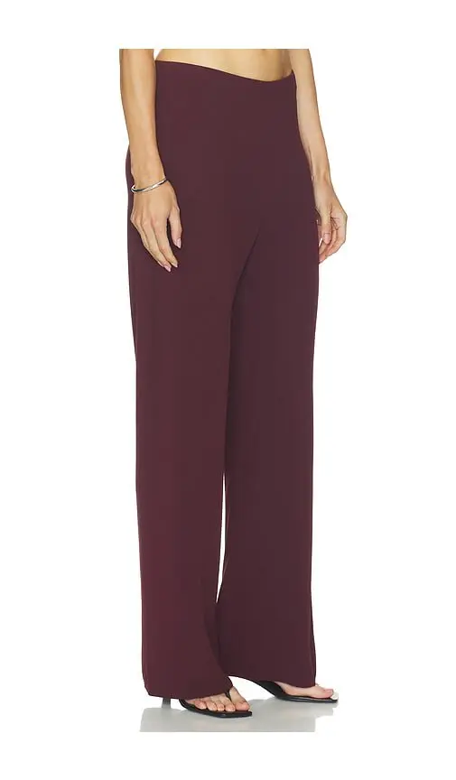 Vince Colette High Waist Crepe Bias Pant - Black Rose