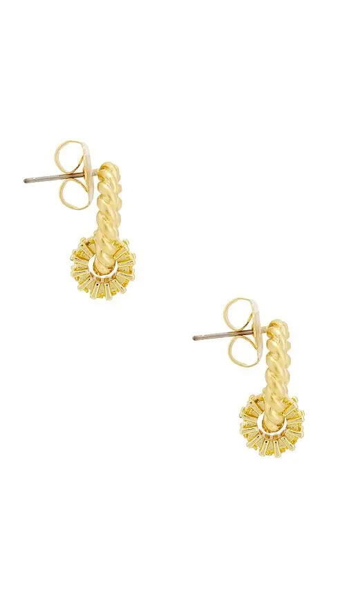 Brinker & Eliza Promise Earrings In Metallic Gold