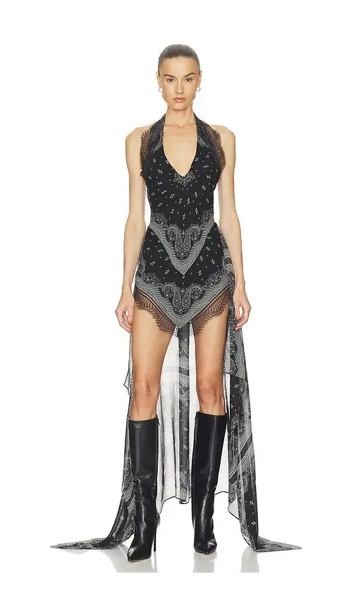 HAELO Split Bandana Dress