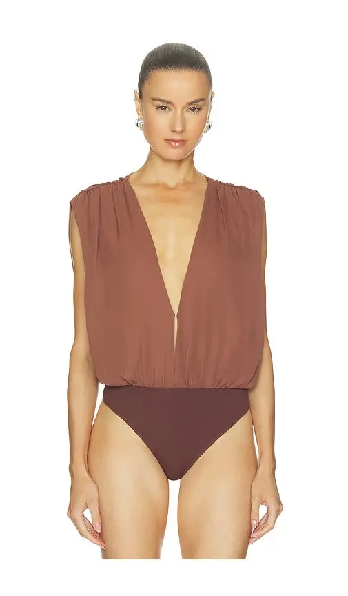 Superdown Kalley Deep V Bodysuit