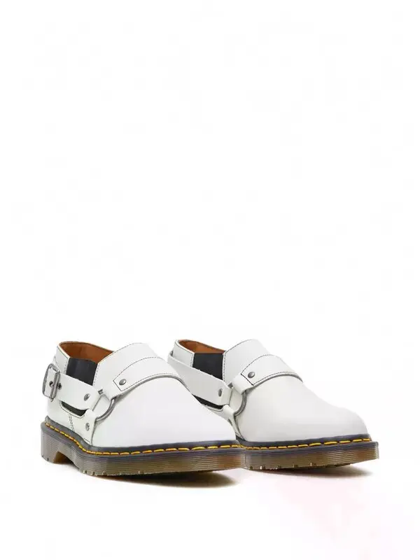 Dr. Martens X Comme Des Garçons Hattie Harness-detail Monk Shoes - White