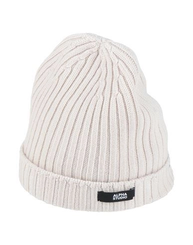 Alpha Studio Merino Wool Beanie - Cream