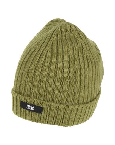 Alpha Studio Merino Wool Beanie - Green