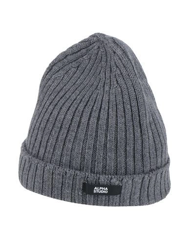 Alpha Studio Merino Wool Beanie - Grey