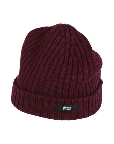 Alpha Studio Merino Wool Beanie - Purple