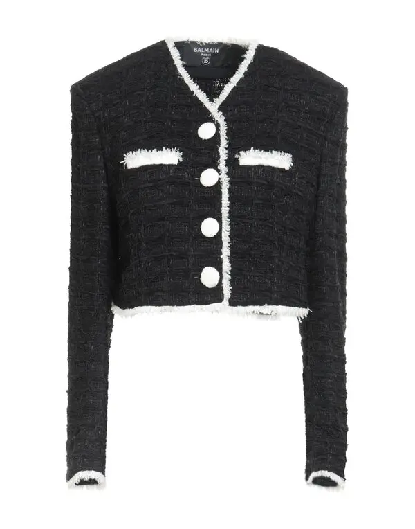 Balmain Tweed Single-breasted Jacket