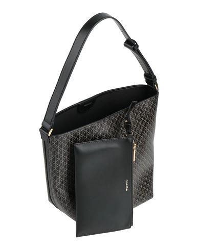 Calvin Klein Recycled Polyester And Polyurethane Shoulder Bag - Black