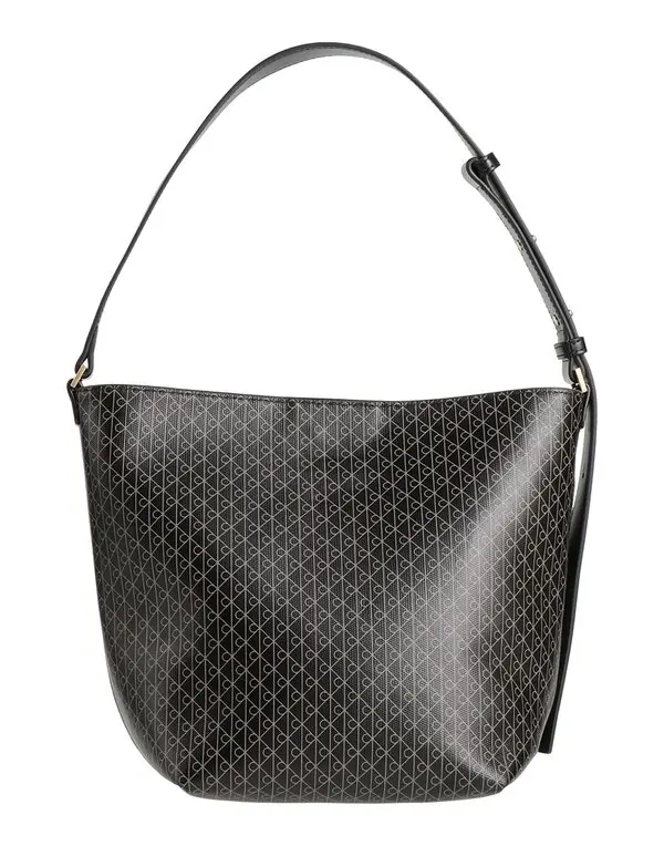 Calvin Klein Recycled Polyester And Polyurethane Shoulder Bag - Black