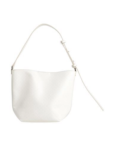 Calvin Klein Recycled Polyester And Polyurethane Shoulder Bag - Cream
