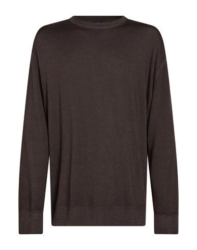 Paul & Shark Virgin Wool Dark Sweater - Brown