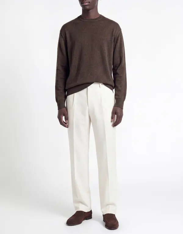 Paul & Shark Virgin Wool Dark Sweater - Brown