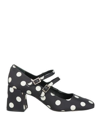 Cosmoparis Polka-dot Satin Mary Jane Pumps