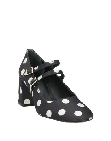 Cosmoparis Polka-dot Satin Mary Jane Pumps