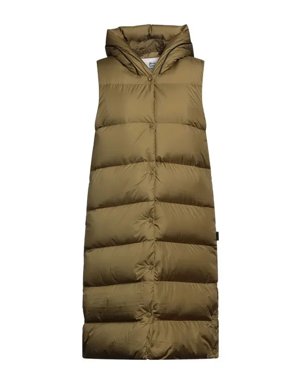 Woolrich Military Polyester Puffer Vest - Green