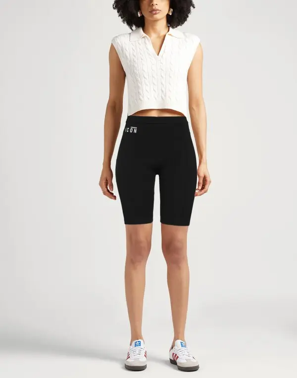 Dsquared2 Cotton Elastane Jersey Cycling Shorts