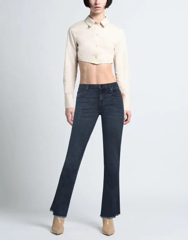 7 For All Mankind Jeans Size Cotton, Modal, Polyester, Viscose, Elastane