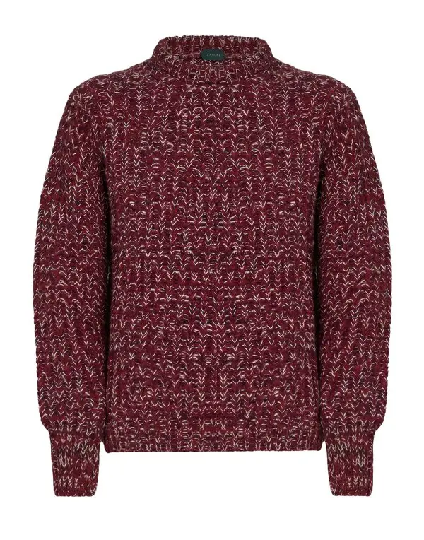 ZANONE Sweater Burgundy Size Alpaca Wool, Polyamide