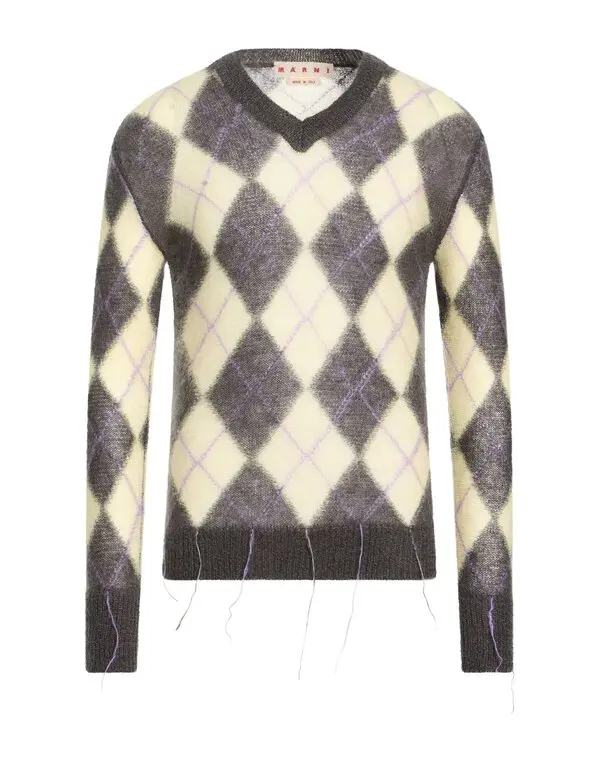 Marni Light Mohair Wool, Polyamide, Wool Sweater - Yellow