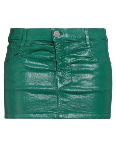 VIVIENNE WESTWOOD Denim Skirt Deep Teal Size Cotton, Elastane - Green