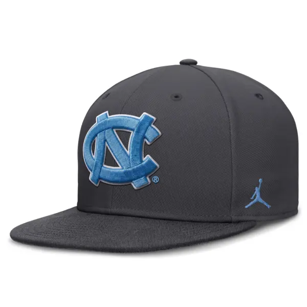 Nike North Carolina Pro Jordan Brand Dri-fit College Fitted Hat - Grey