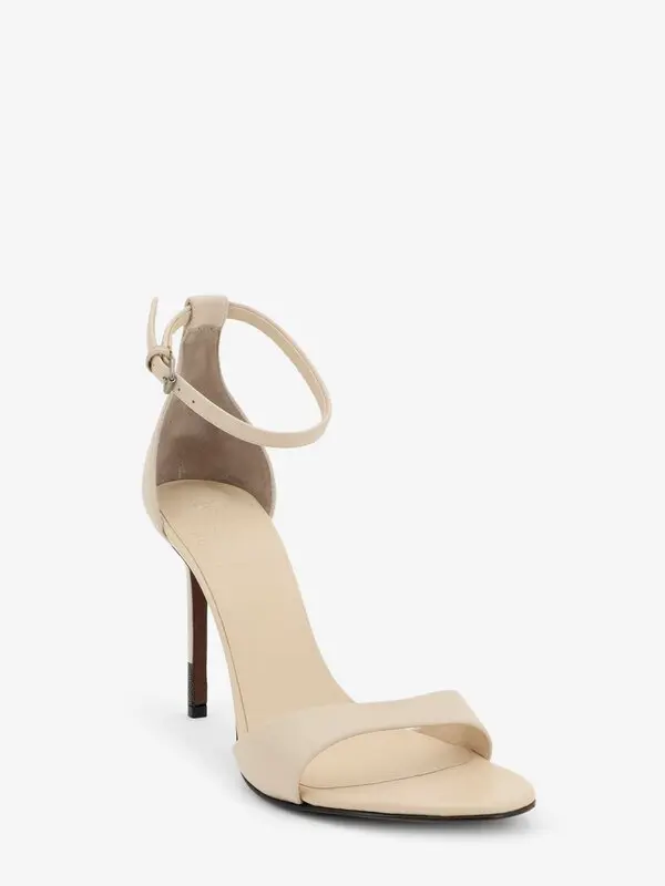 Brunello Cucinelli Leather Monili Detail Sandals