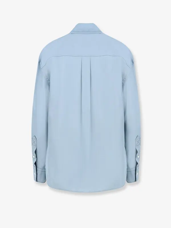 Bottega Veneta Parachute Viscose And Silk Blend Shirt