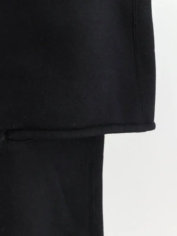 Sacai Cotton Layered Trompe L'oeil Trousers