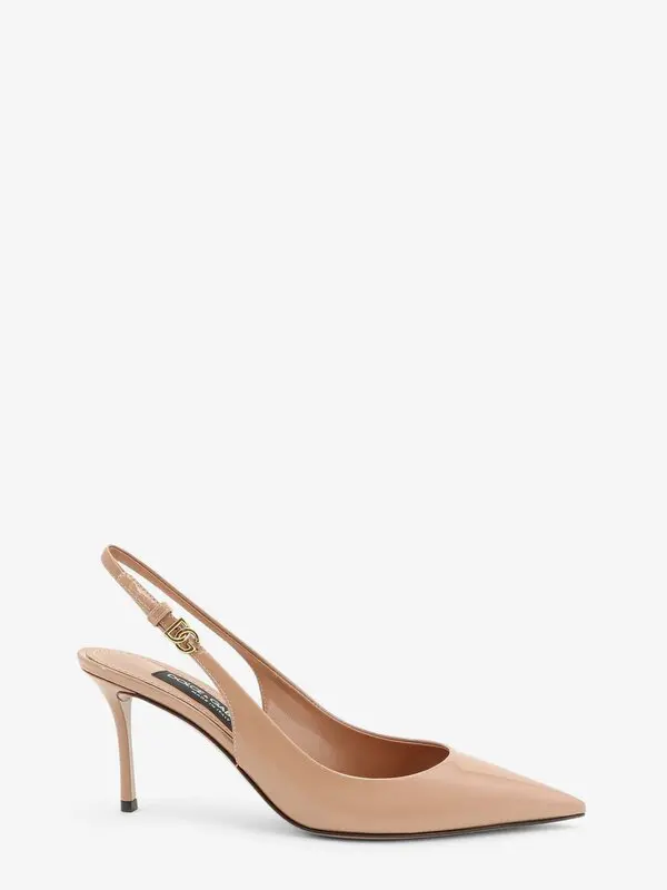 Dolce & Gabbana Patent Leather Slingback Pumps