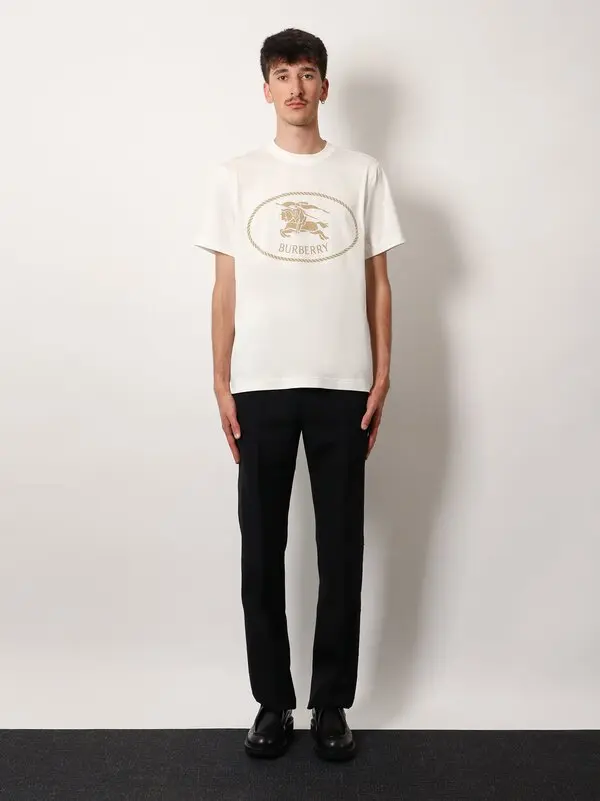 Burberry Seth Organic Cotton Blend Tshirt
