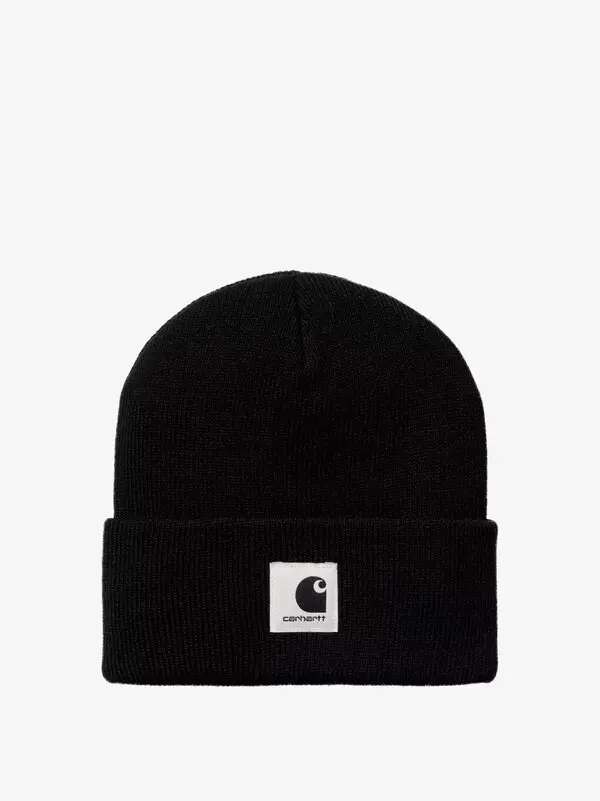 Carhartt Work In Progress Ashley Beanie With Front Logo - Black