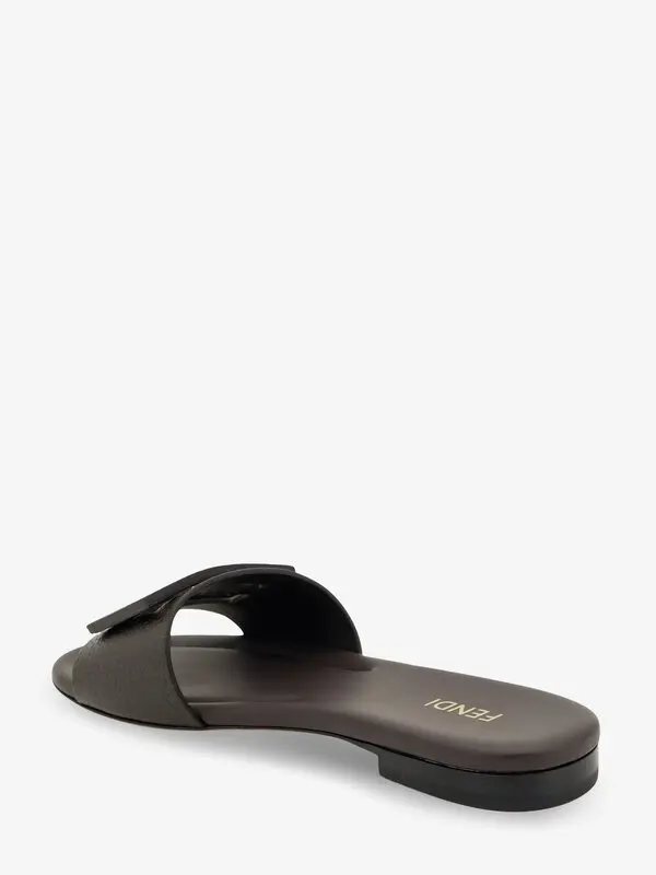 Fendi Leather Slides