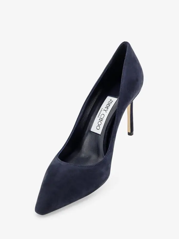 JIMMY CHOO Romy 85 Suede Pumps - Blue