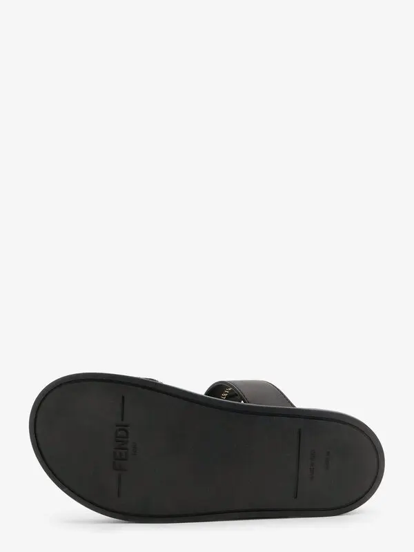 Fendi Ff Fabric Sandals