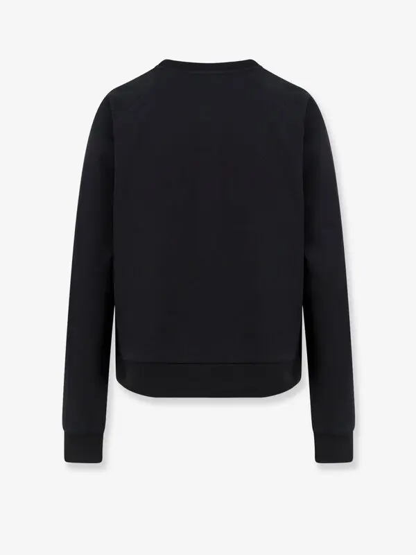 Moncler Cotton Sweatshirt With Front Logo