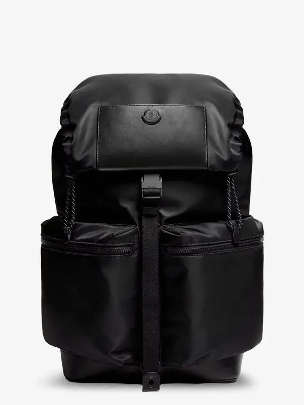 Moncler Kenton Drill Nylon Backpack With Logo Patch