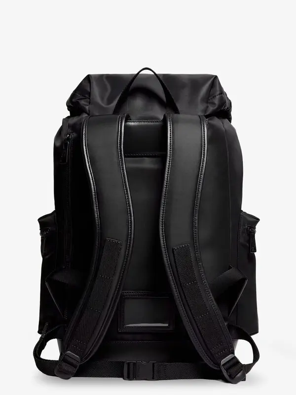 Moncler Kenton Drill Nylon Backpack With Logo Patch
