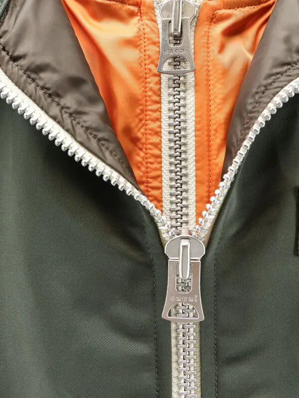 Sacai Cotton And Nylon Jacket