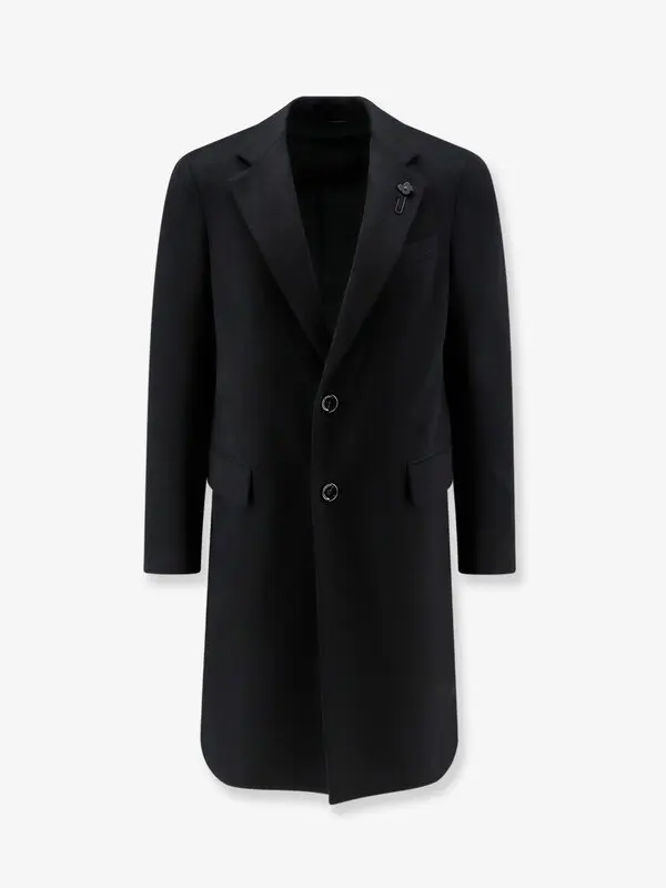 LARDINI Cashmere Single-breasted Coat
