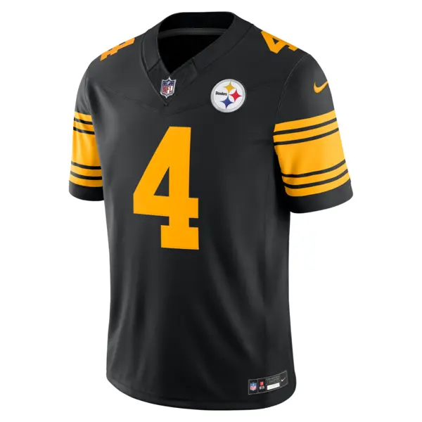 Nike Dk Metcalf Pittsburgh Steelers Dri-fit Nfl Limited Jersey - Black