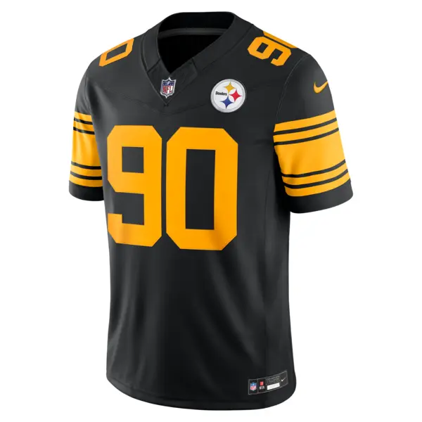Nike T.j. Watt Pittsburgh Steelers Dri-fit Nfl Limited Jersey - Black