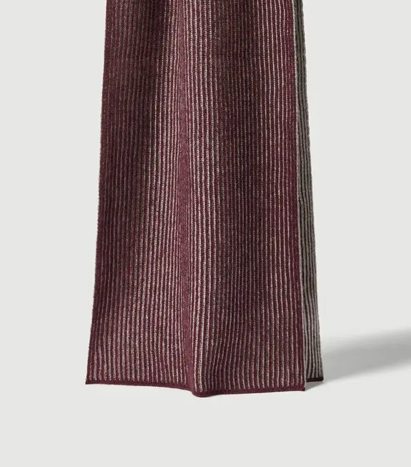 Brunello Cucinelli Cashmere Ribbed Scarf